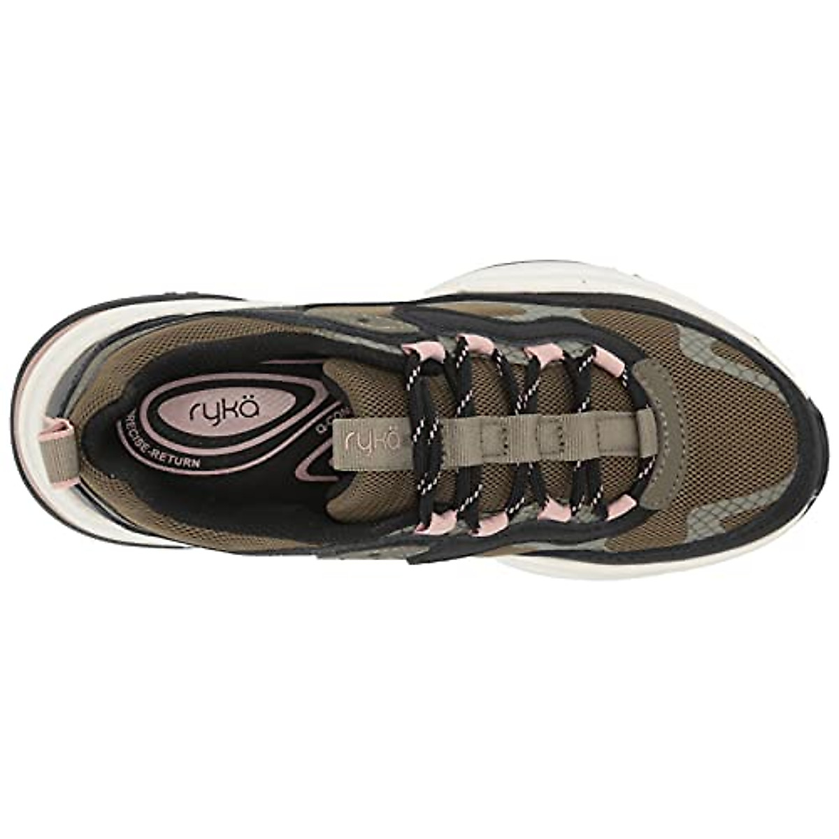 Ryka Women's Noriko Walking Shoe Dark Olive Exotic 8.5 W