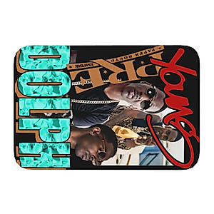 BeverlyJHoward Young Rapper Dolph Carpet Bedroom Living Room Floor Mat Anti-SlipHome Decoration Carpet 16x24in