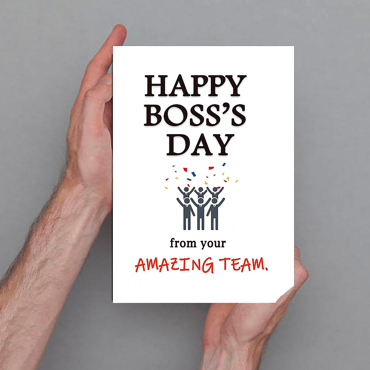 Dapofajo Boss's Day Card, Boss Day Gift for Leader Manager, Happy Boss Day from Your Amazing Team