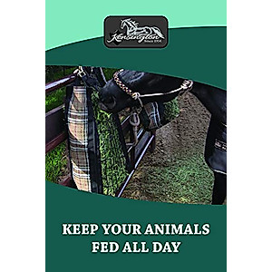 Kensington Slow Feed Hay Bag With Extra-Durable Nylon Straps Designed for Better Digestion, Colic-Free Feeding
