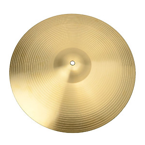 ITSHAND Professional 18" 0.8mm Copper Alloy Ride Cymbal for Drum Set Golden