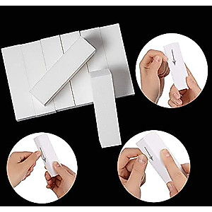 BlingKingdom 10pcs White Nail Buffer Block 4 Way Professional Nail Files and Buffer Nail Sanding Tools for Gel Natural Acrylic Nails