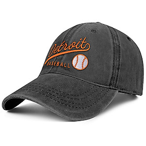 Cheniuua City Cotton Hat Embroidered Baseball Cap Adjustable Hat for Men Women