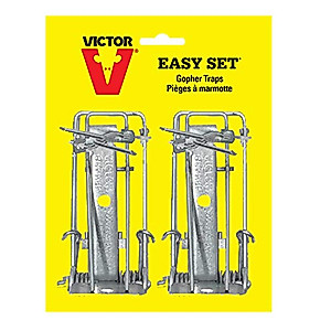 Victor 0611 Easy Set Weather-Resistant Outdoor Gopher Trap