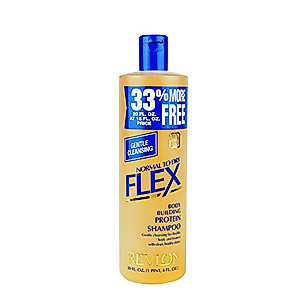 Revlon Flex Normal to Dry Body Building Protein Shampoo 592 ml / 20 Oz - Worldwide Shipping, Packaging may vary