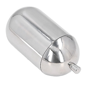 Natudeco Cotton Swab Holders 304 Stainless Steel Cotton Ball Canisters Light Luxury Storage Jar Dustproof Water Resistant Toothpick Dispenser with Lid for Home Bathroom