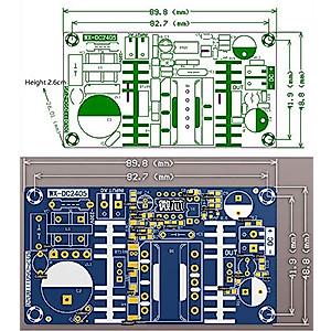 NOYITO AC to DC Isolated Power Supply Module AC 120V 100V - 240V to DC 12V 4A 48W Peak 12V 6A 72W Max Power Module with Overvoltage Overload Short-Circuit Protection (12V 4A, Peak 6A)