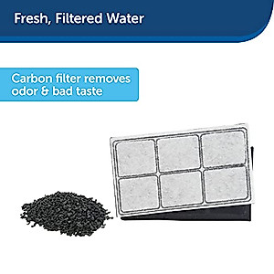 PetSafe Drinkwell Zen Stainless Steel Dog and Cat Water Fountain, Pet Drinking Fountain, 128 oz. Water Capacity