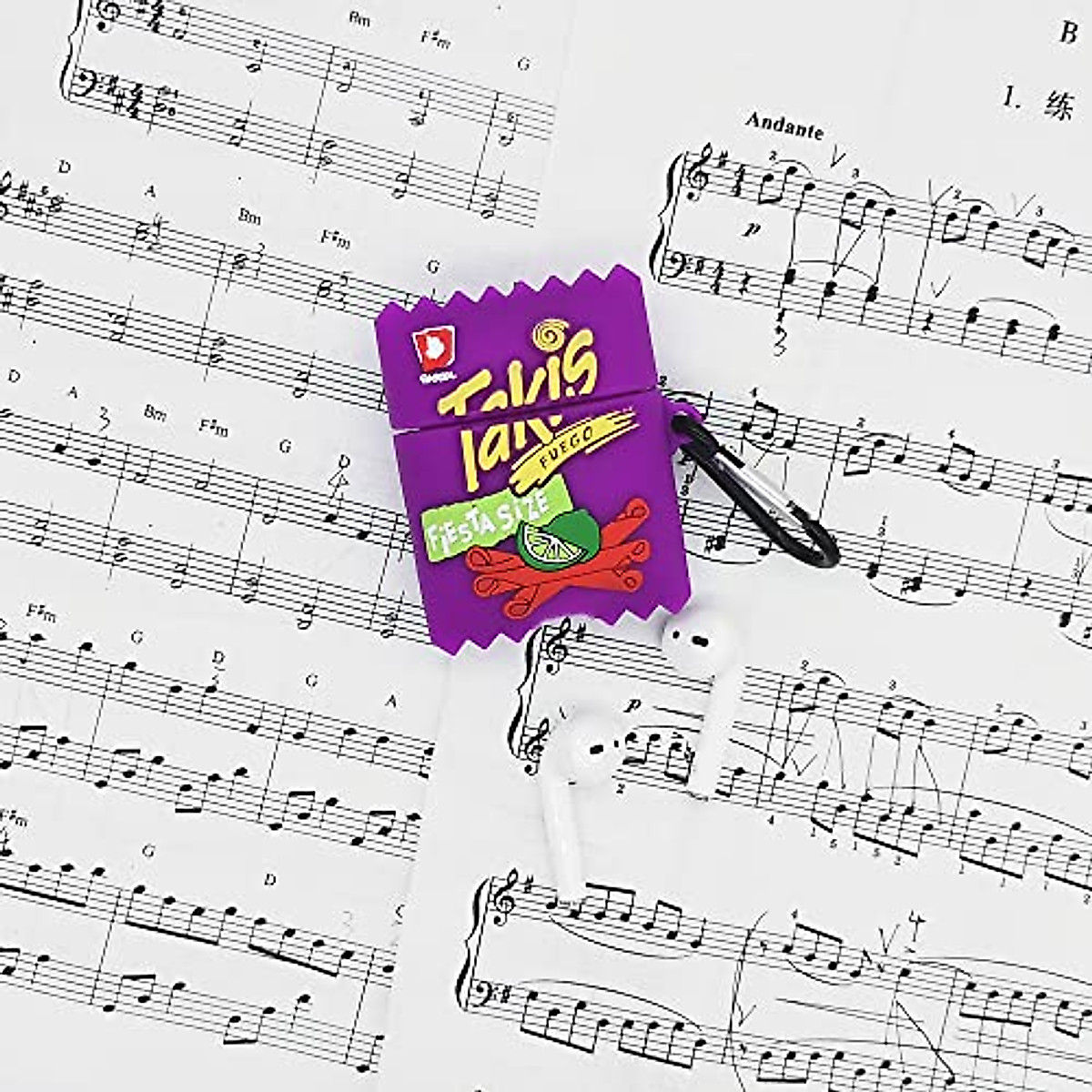 PAWQIM Compatible with AirPods 1st 2nd Generation Case Cover, Kids Girls Boys Women 3D Cartoon Cute Kawaii Funny Food Design Takis Potato Chips Silicone Protective Cover for Airpods Case 1&2