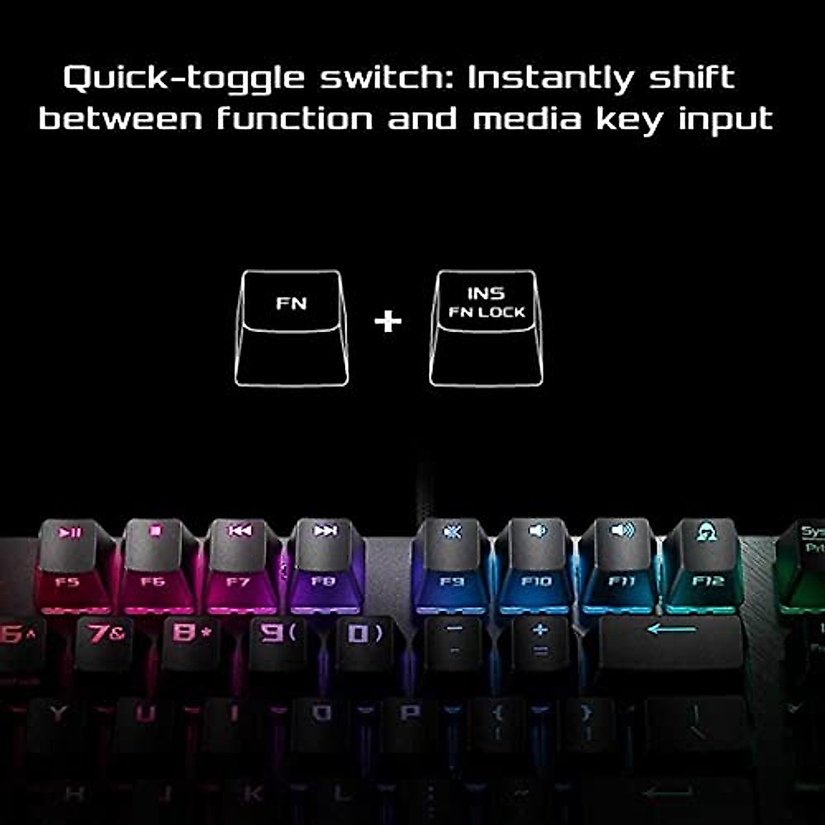 ASUS RGB Mechanical Gaming Keyboard - ROG Strix Scope Deluxe | Cherry MX Silent Red Switches | 2X Wider Ctrl Key for FPS Precision | Gaming Keyboard for PC (Renewed)