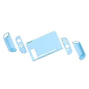 GeekShare Switch Protective Case Slim Cover Case for Switch and Joy Con - Shock-Absorption and Anti-Scratch (Blue)
