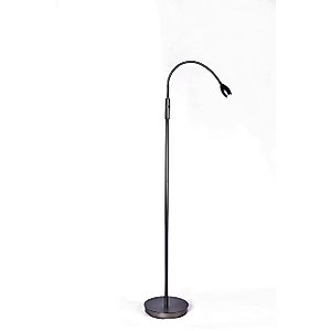 daylight24 Patented Focus Adjustable LED Beam Floor Lamp with Gooseneck for Reading, Crafting or Hobby