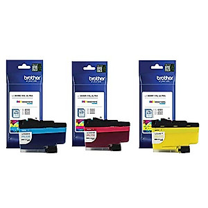 Brother Genuine LC3039C, LC3039M, LC3039Y Ultra High-Yield Cyan/Magenta/Yellow INKvestment Tank Ink Cartridge Color Set, LC3039