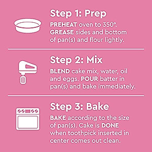 Duncan Hines Signature Perfectly Moist Strawberry Supreme Naturally Flavored Cake Mix 15.25 Ounce