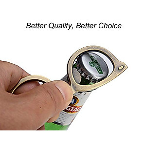 Sun Glasses Bottle Opener, Liangery Travelling Mental Beer Bottle Opener Keychain with Vintage Style