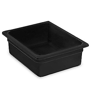 Cambro 14CW110 Black Camwear Full Size x 4" D Food Pan