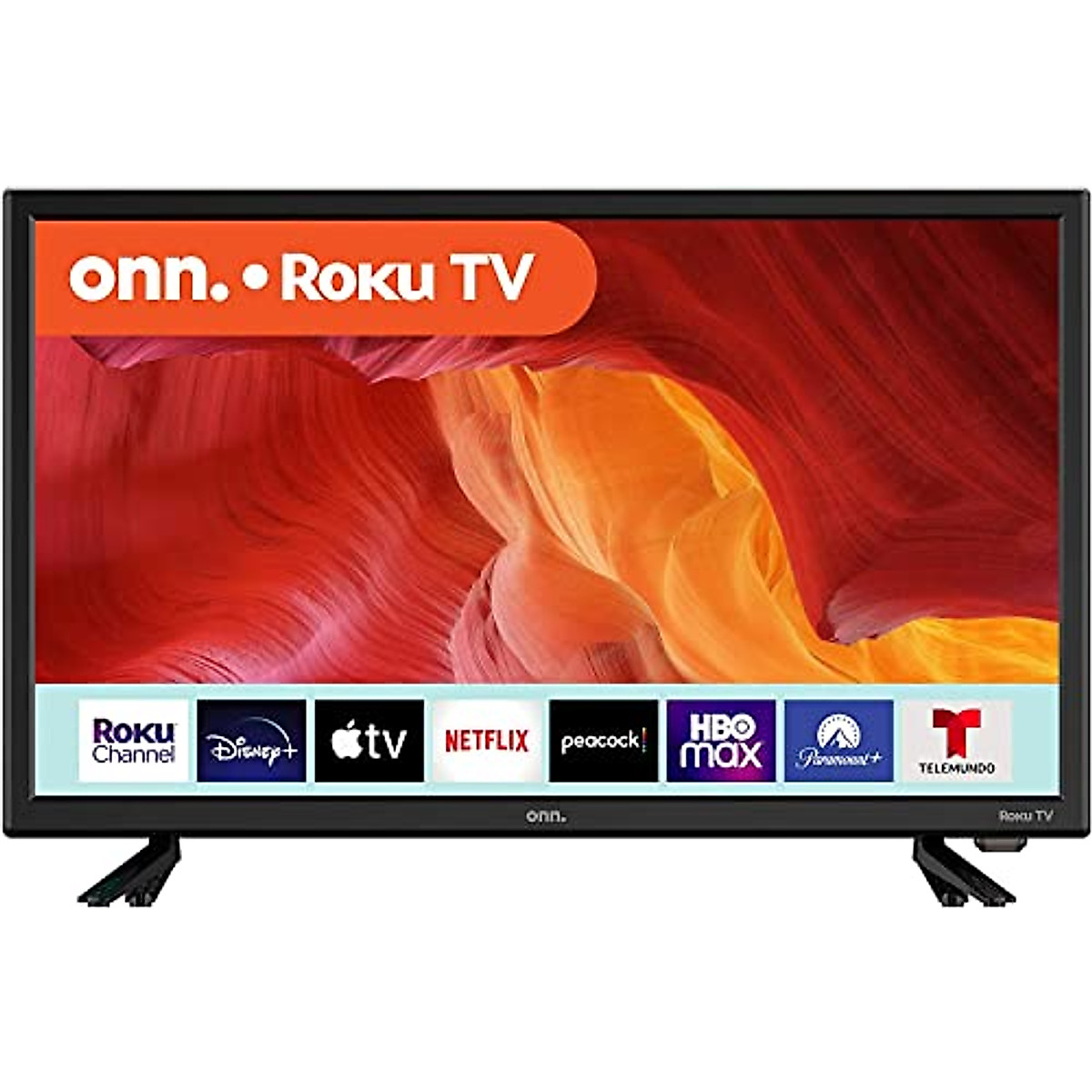 ONN 24-Inch Class HD (720P) LED Smart TV Compatible with Netflix, Disney+, YouTube and Google Assistant + Wall Mount Included (No Stands) 100012590 (Renewed)