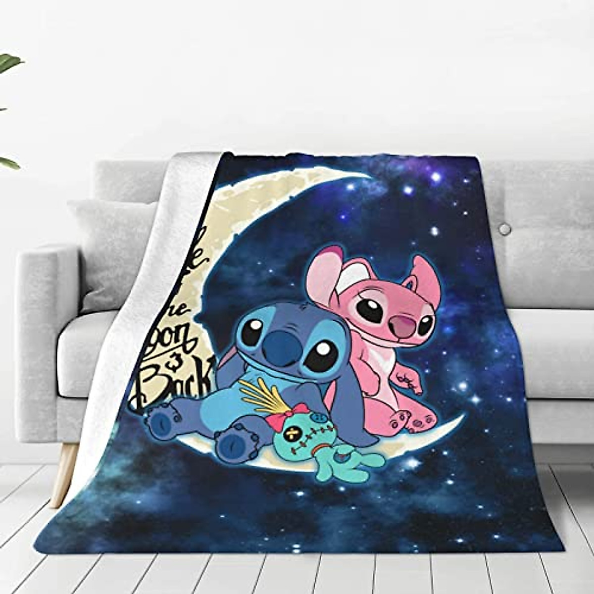 TEXPXV Cute Cartoon Throw Blanket for Adults Kid 3D Printed Fuzzy Cozy Microfiber Plush Lightweight Fleece Blanket All Season for Home Couch Bed and Sofa Gifts 40"x50"