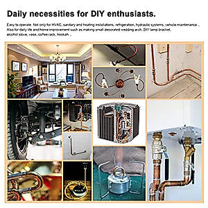 Wostore 180 Degree Tubing Bender for 1/4 5/16 and 3/8 Inch Copper Aluminum Thin Stainless Steel Red