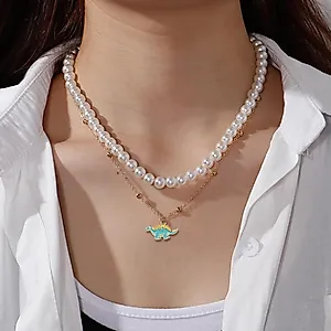 YYMSEN 25 Pcs Bracelet Earring Cartoon Dinosaur Charms Pendant Dinosaur Charms for DIY Bracelet Earring Necklace Keychain Jewelry Crafts Making