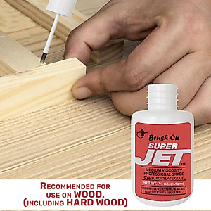 Jet Glue Brush-On Super Jet - Ideal for all Instant Bond Situations