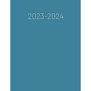 A4 Academic Diary 2023-2024 Week To View: Mid Year Weekly Planner Agenda Personal Organiser Calendars For School University Student Teacher- Dated From August 2023 To July 2024