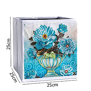 Diamond Painting Storage Boxes URYKEE Storage Case Foldable Storage Bag Organizer Box DIY Cross Stitch Embroidery Diamond Art Folding Number Kit Home