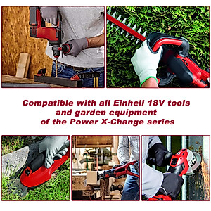 2 Packs 18V 6000mAh Battery Packs Compatible with Einhell Tools X-Change 4511396 4511437neu PXBP-600 PX-BAT52 Cordless Power Tools Battery