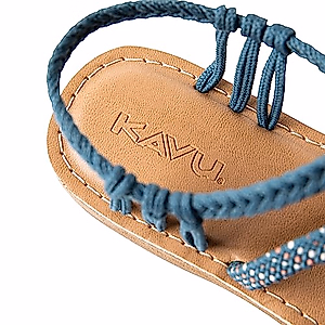 KAVU Alderbrooke Rope Women's Sandals - Vintage Blue-8