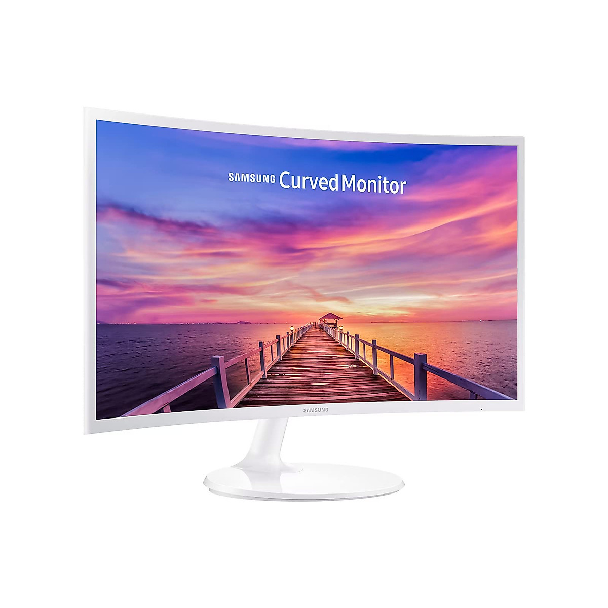 SAMSUNG Curved Monitor for Business Gaming 27" FHD 1920 * 1080 LED Widescreen AMD FreeSync 4ms Response Time 60Hz Refresh Rate Ultra-Slim HDMI DisplayPort Anti-Glare HDMI Cable (27inch) (27inch)