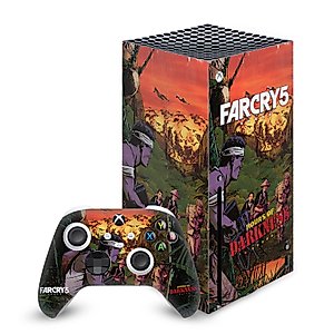 Head Case Designs Officially Licensed Far Cry Hours Of Darkness Arte Clave Vinyl Sticker Gaming Skin Decal Cover Compatible With Xbox Series X Console and Controller Bundle