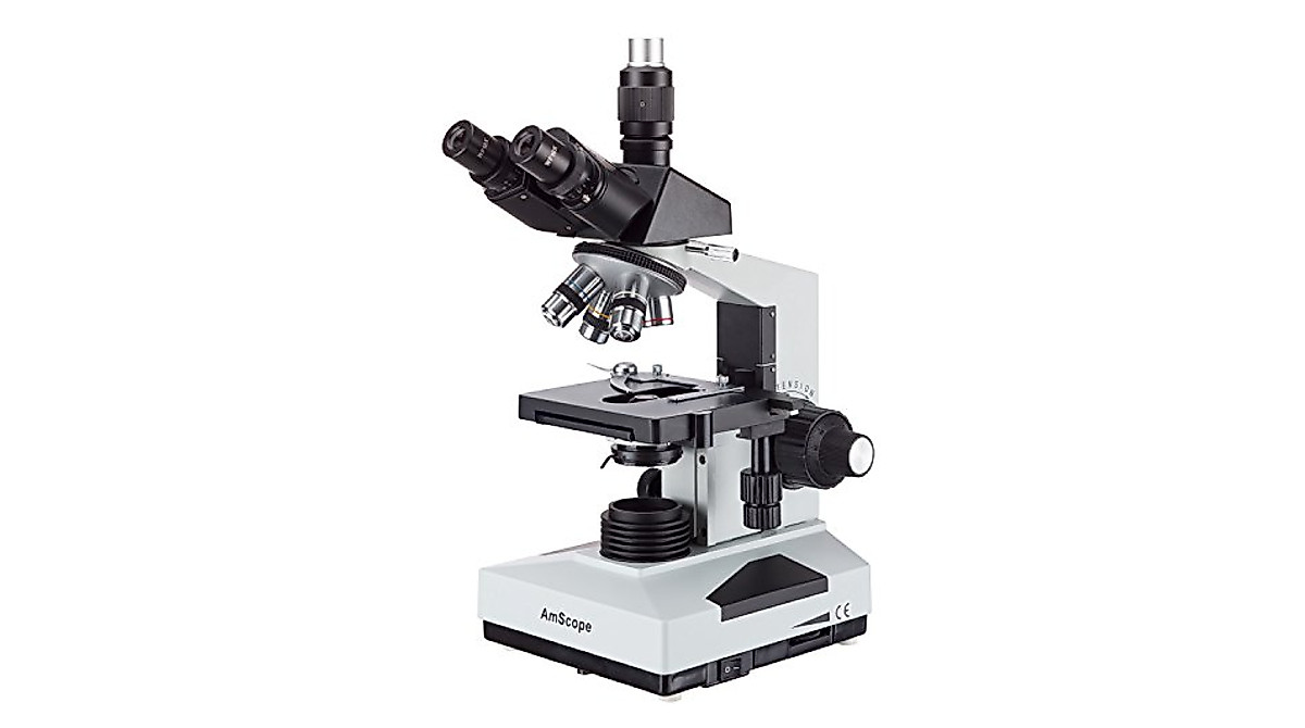 AmScope T490B Trinocular Microscope - 40X-2000X Magnification
