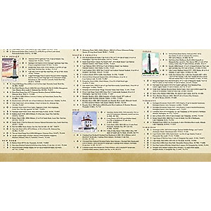 United States Lighthouses: Illustrated Map & Guide