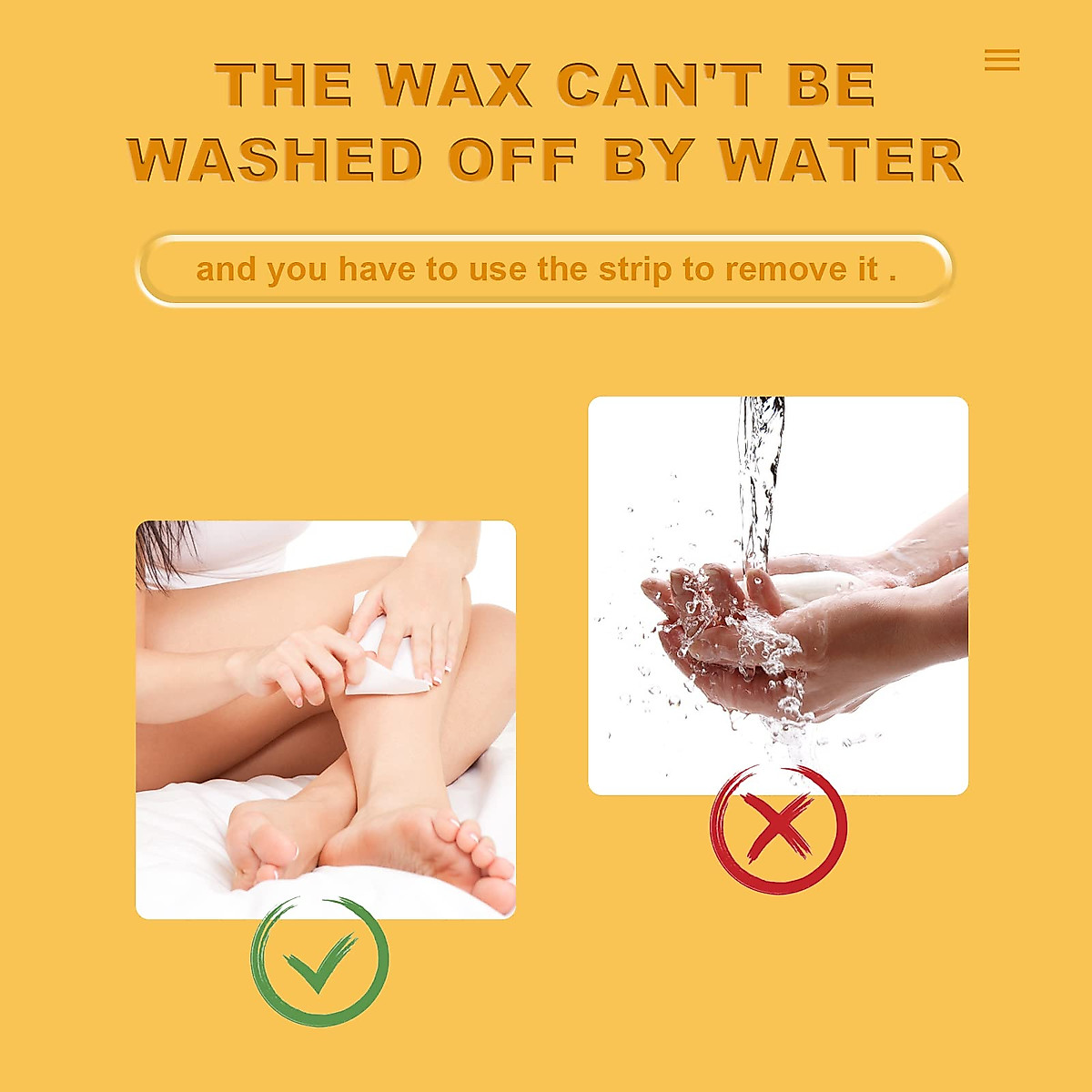 Hair Removal Roll On Wax Refill - Wax Cartridge Depilatory Wax Roller for Legs and Arms 3.52 Ounce By PINKZIO (3 Pack)