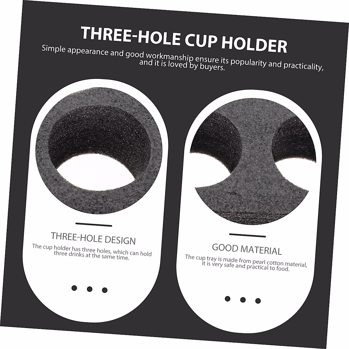 6 pcs Milk Tea Drink Cup Holder Foam Drink Carrier Holder Trays take Out Drink Holder car Items Coffee Cup Carrier Portable Drink Drink Milk Tea Cup Commercial Pearl re-usable