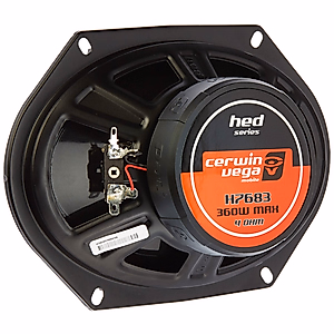 CERWIN-Vega Mobile H7683 HED(R) Series 3-Way Coaxial Speakers (6" x 8", 360 Watts max)