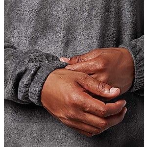 Columbia Men's Steens Mountain Half Zip Fleece, Charcoal Heather, Large