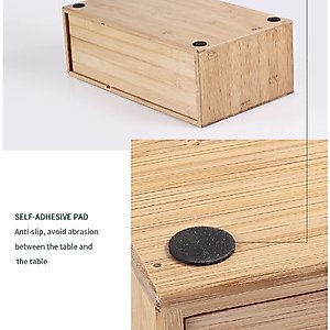Desktop Storage Box With Drawers - Desktop File Cabinet Organizers, Multi-Layer Drawer Storage Box, Solid Wood Flat File Cabinet, A4 Treatment Storage Cabinet For Home Desktop Office ( Size : 3 layer