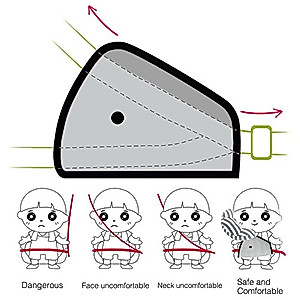 DODYMPS Car Seat Travel Pillow Neck Support Cushion Pad and Seatbelt Adjuster for Kids, Safety Belt Sleeping Pillow and Adjuster for Cars, Safety Strap Covers (2 PCS)