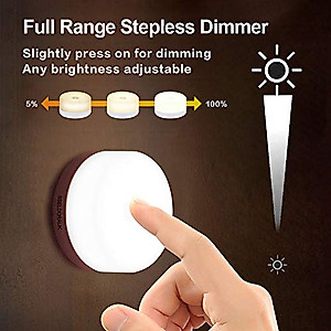 S SELDORAUK Baby Night Light Nursery Night Light for Kids - USB Rechargeable Bedside Lamp Nightlight Lamp - Touch Control Nursery Lamp for Breastfeeding, Sleeping and Relaxing (Cool Light)