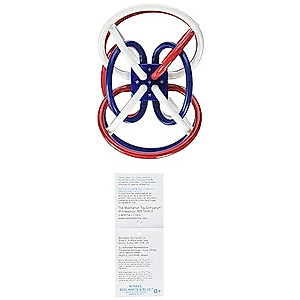 Manhattan Toy Red, White, and Blue Winkel Rattle and Teether Baby Toy