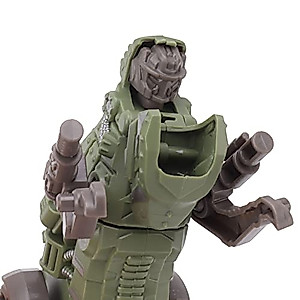 Transformed Dinosaur Robot, Improve Imagination Dinosaur Transformer Toy Safe 3 Shape Joint for Kids (Type B)