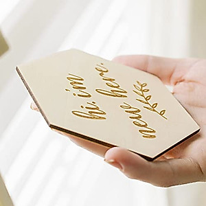 Baby Milestone Cards 13pcs (26 Designs) Milestone Wooden Circles | Monthly Milestone Wood Discs | Wooden Milestone Discs | Monthly Baby Milestone Markers