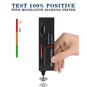 5CT Tennis Moissanite Necklace Chain for Women, 5 Stones 925 Sterling Silver D Color Ideal Cut Diamond Necklace for Women with Certificate of Authenticity (5ct, Classic 5 Stones)