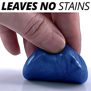 Zackman Scientific Magnetic Putty with Magnet and 2.75" Tin Can Play Kit - Non-Toxic Oiled Silicone, Assorted Colors, 5 Pack