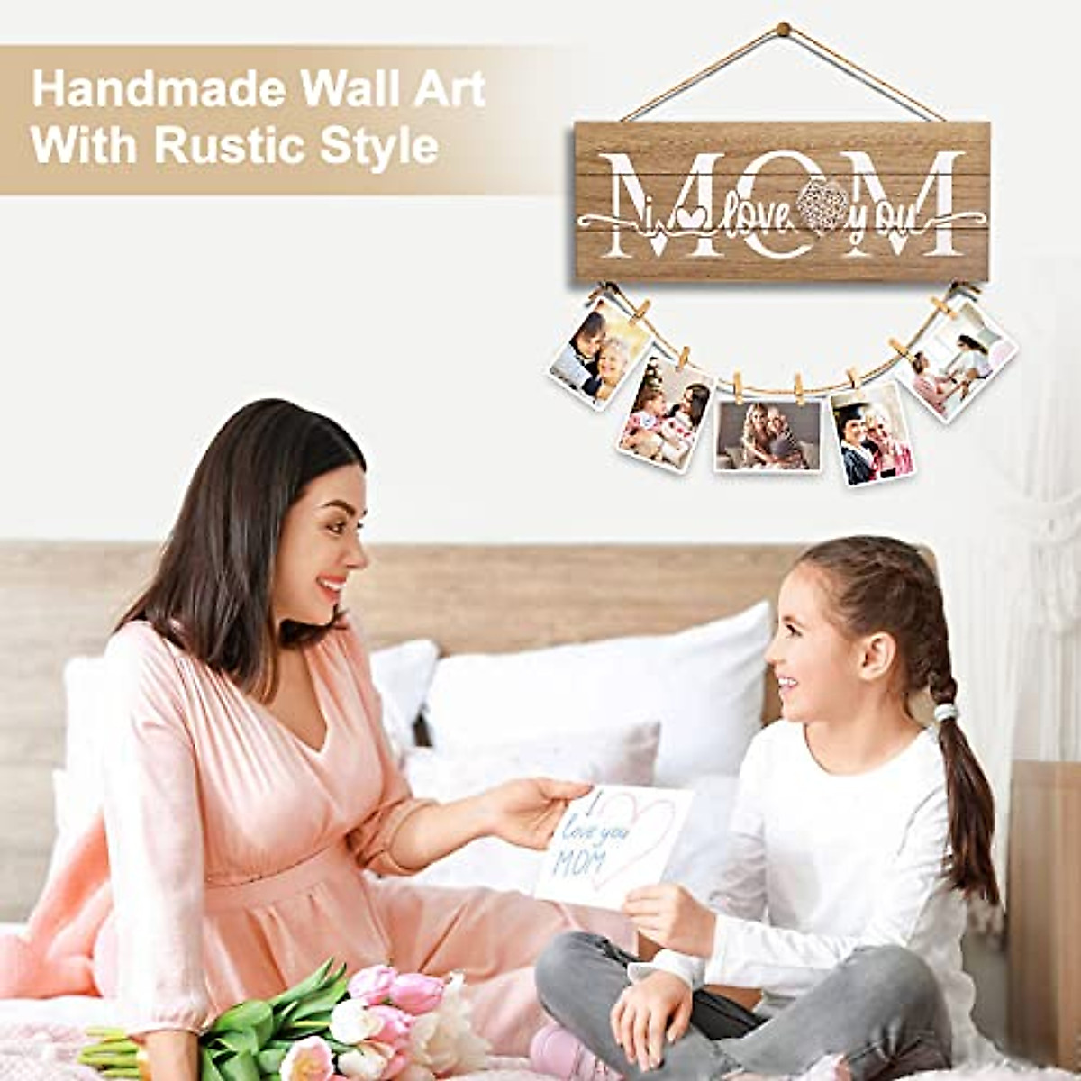Gifts for Mom Christmas Gifts for Mom Birthday Gifts for Mom New Mom Gifts for Women Mothers Day Gifts for Mom Grandma Wife Auntie Unique Mom Birthday Gifts from Daughter Son Kids Husband Photo Holder