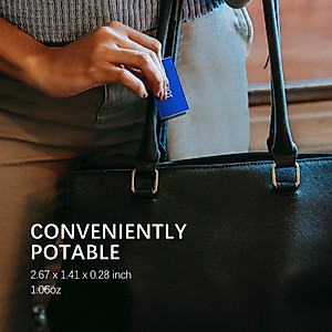 JOIOT Mini Portable SSD 240GB External Solid State Drive - Up to 540MB/s, USB 3.1 Gen 2 Ultra-Slim External SSD, Blue