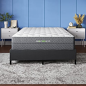 GhostBed Luxe 13 Inch Cool Gel Memory Foam Mattress - Cooling Technology & Comforting Pressure Relief, Queen