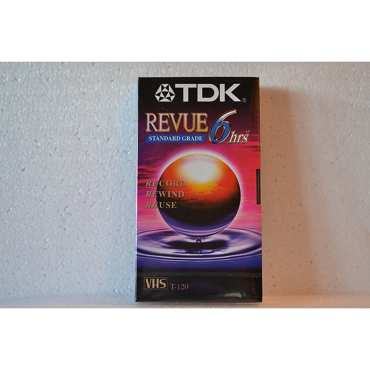 Tdk Video Tape T120 2 - 4 - 6 Hr. Peggable