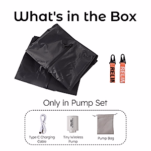 Relime Vacuum Bags for Travel with Wireless Vacuum pump, Revolutionary Reusable Compression Bags for Travel Suitcases and Backpack, Space Saver Bags for Travel (2PC + PUMP)